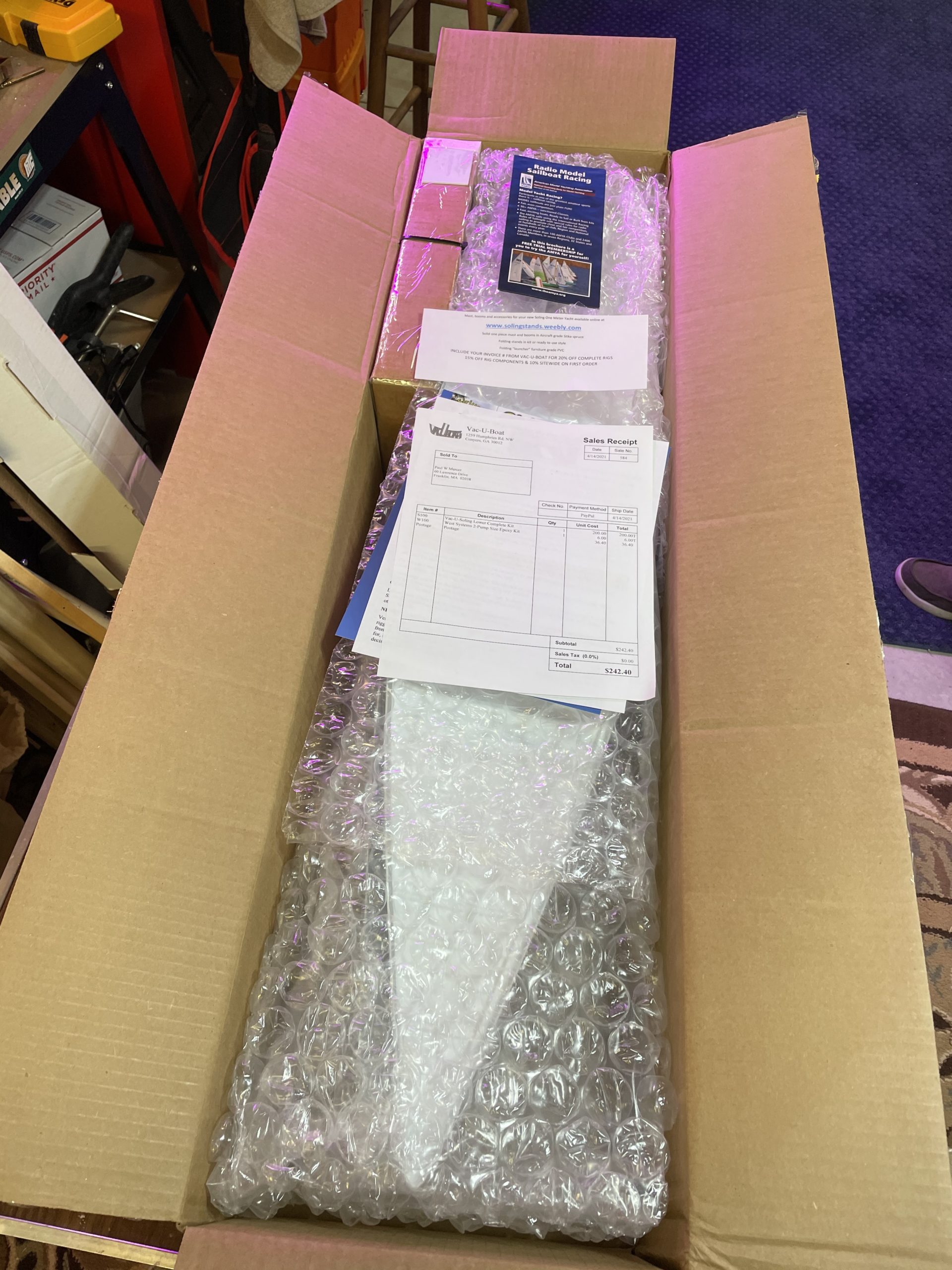 Soling kit arrived – MinuteMan